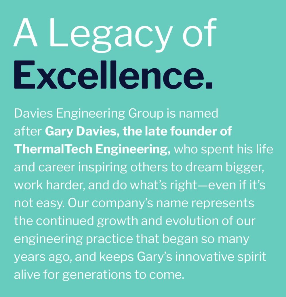 About – Davies Engineering Group